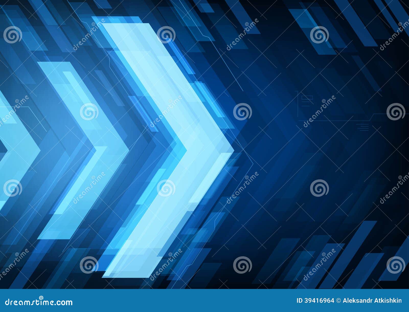 Abstract technology arrows stock vector. Illustration of background ...