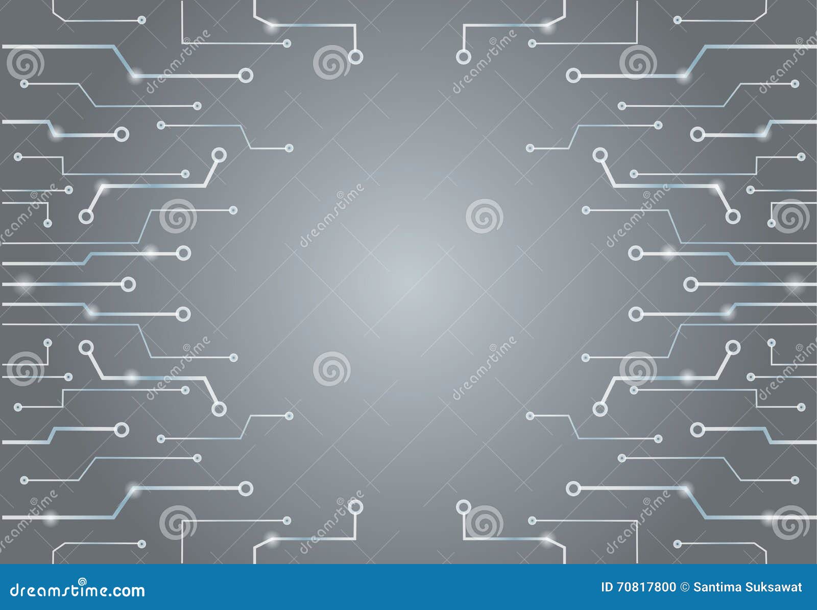 Abstract Technology Art and Space Background Stock Illustration ...