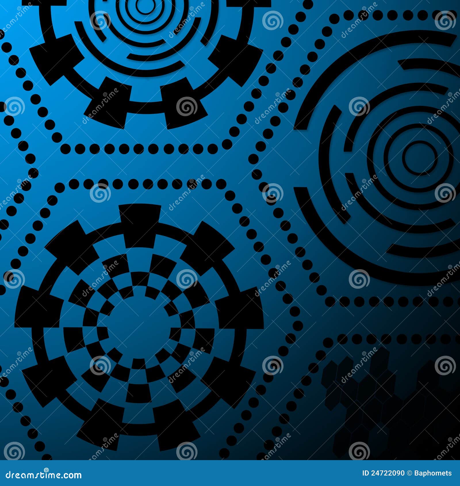 Abstract Technology for Background Stock Illustration - Illustration of ...