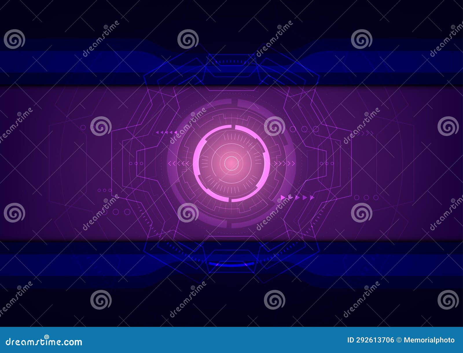 Abstract Technology Background. Artificial Intelligence Mechanical ...