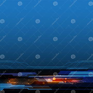 Vector Arrow Automation Technology Abstract, Futuristic Laser ...