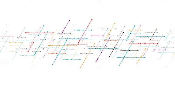 Abstract Technology Background with Arrows and Lines. Concepts and ...