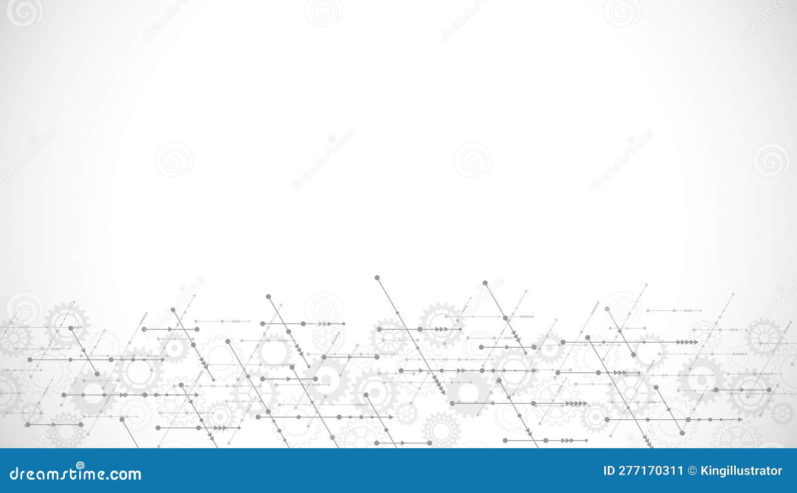 Abstract Technology Background with Arrows and Lines. Concepts and ...