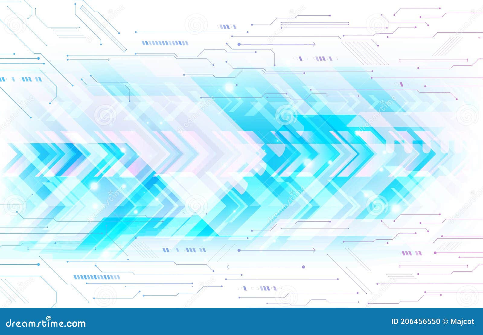 Abstract Technology Background Stock Vector - Illustration of circuit ...
