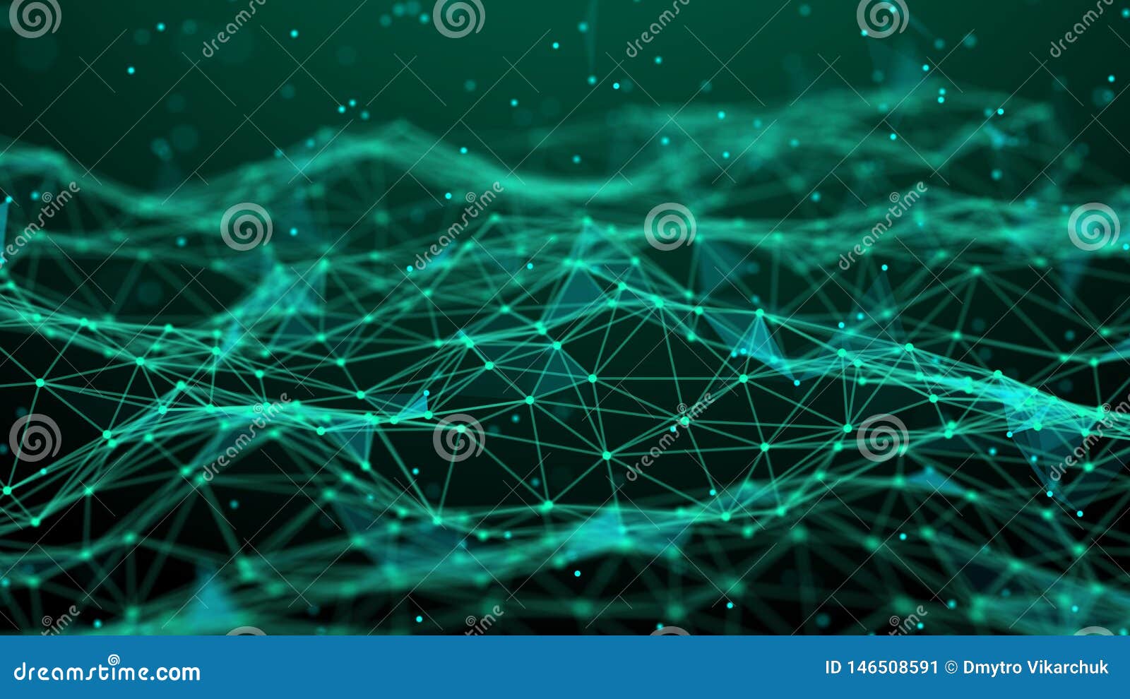Abstract Technology Background. Network Connection. Science Background ...