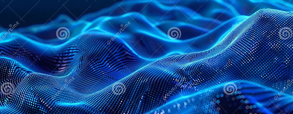 Abstract Technology Background, Binary Code Matrix, Network Hi-speed ...
