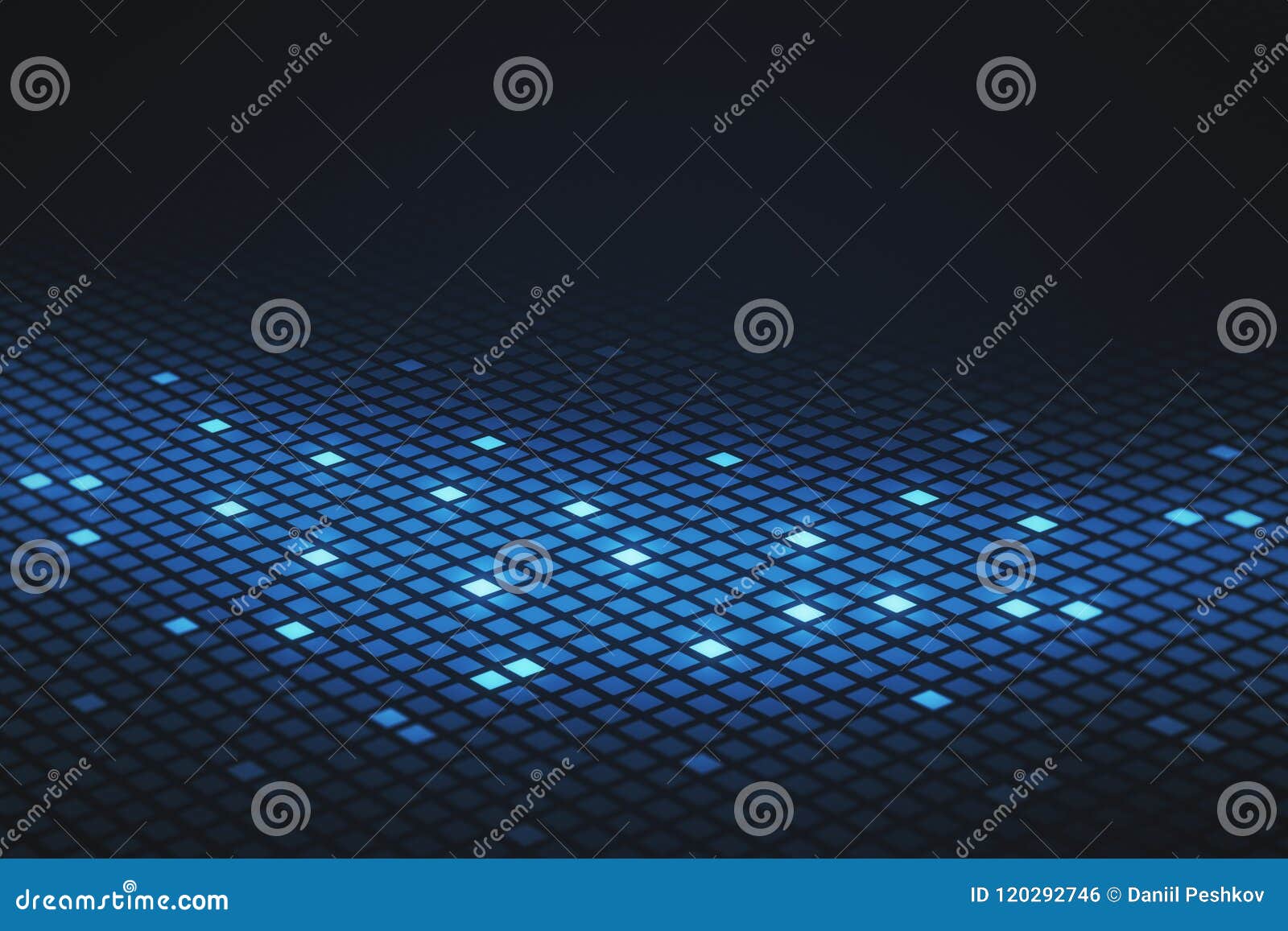 Abstract Dark Technology Background Stock Illustration - Illustration ...