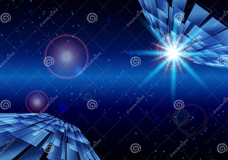 Abstract Technology Background. Blue Line Technology Background Vector ...