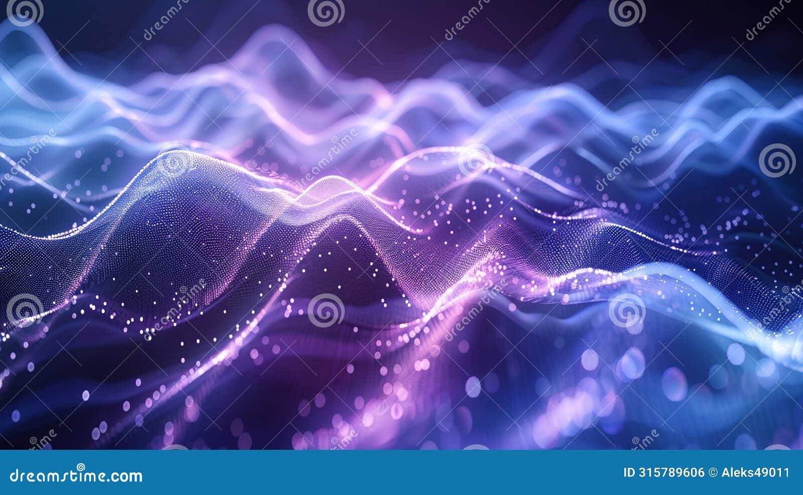 Abstract Technology Background.Blur Particles. Art Design.generative Ai ...