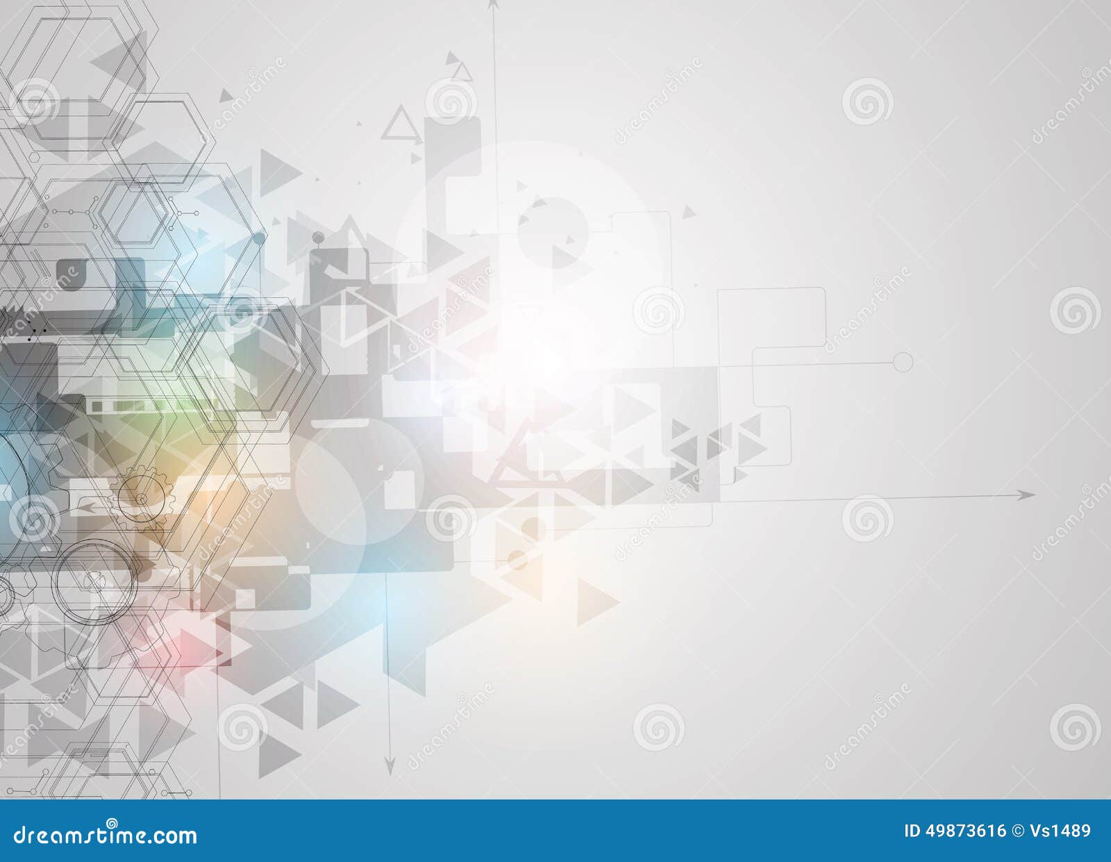 Abstract Technology Background Business & Development Direction Stock ...