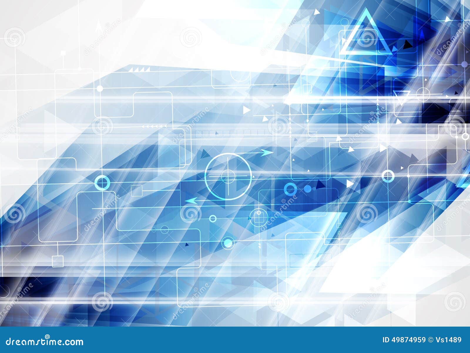Abstract Technology Background Business & Development Direction Stock ...