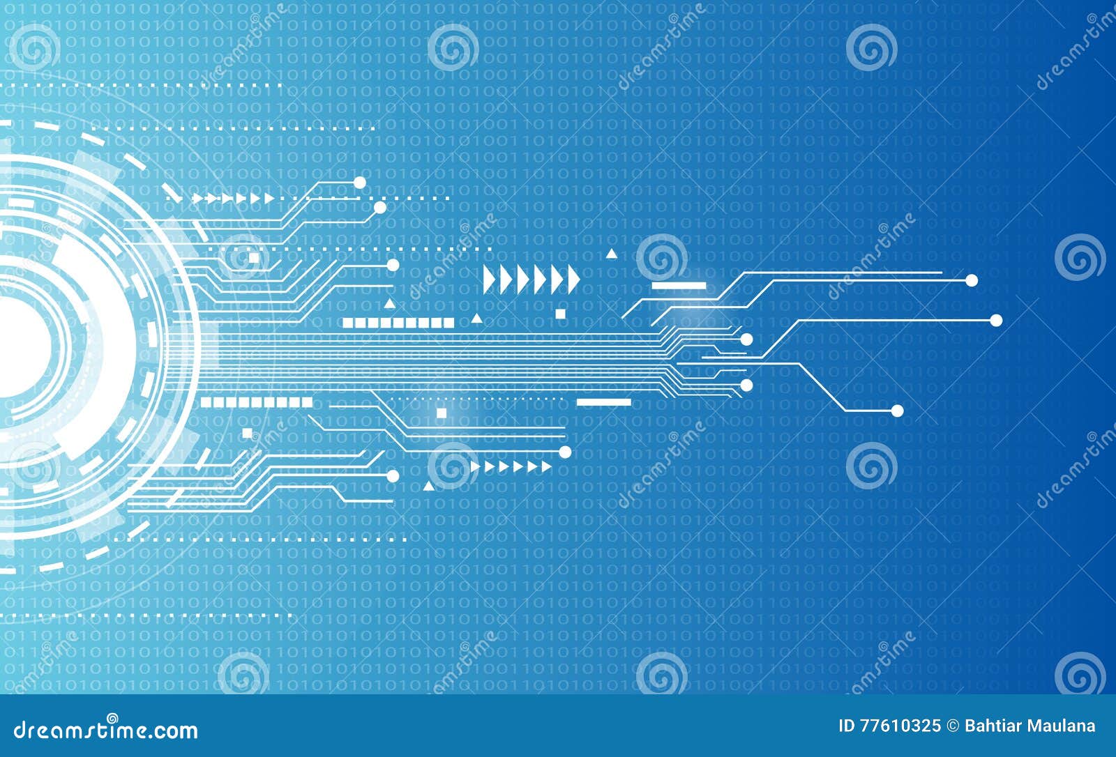 Abstract Technology Background Communication Concept Stock Vector ...