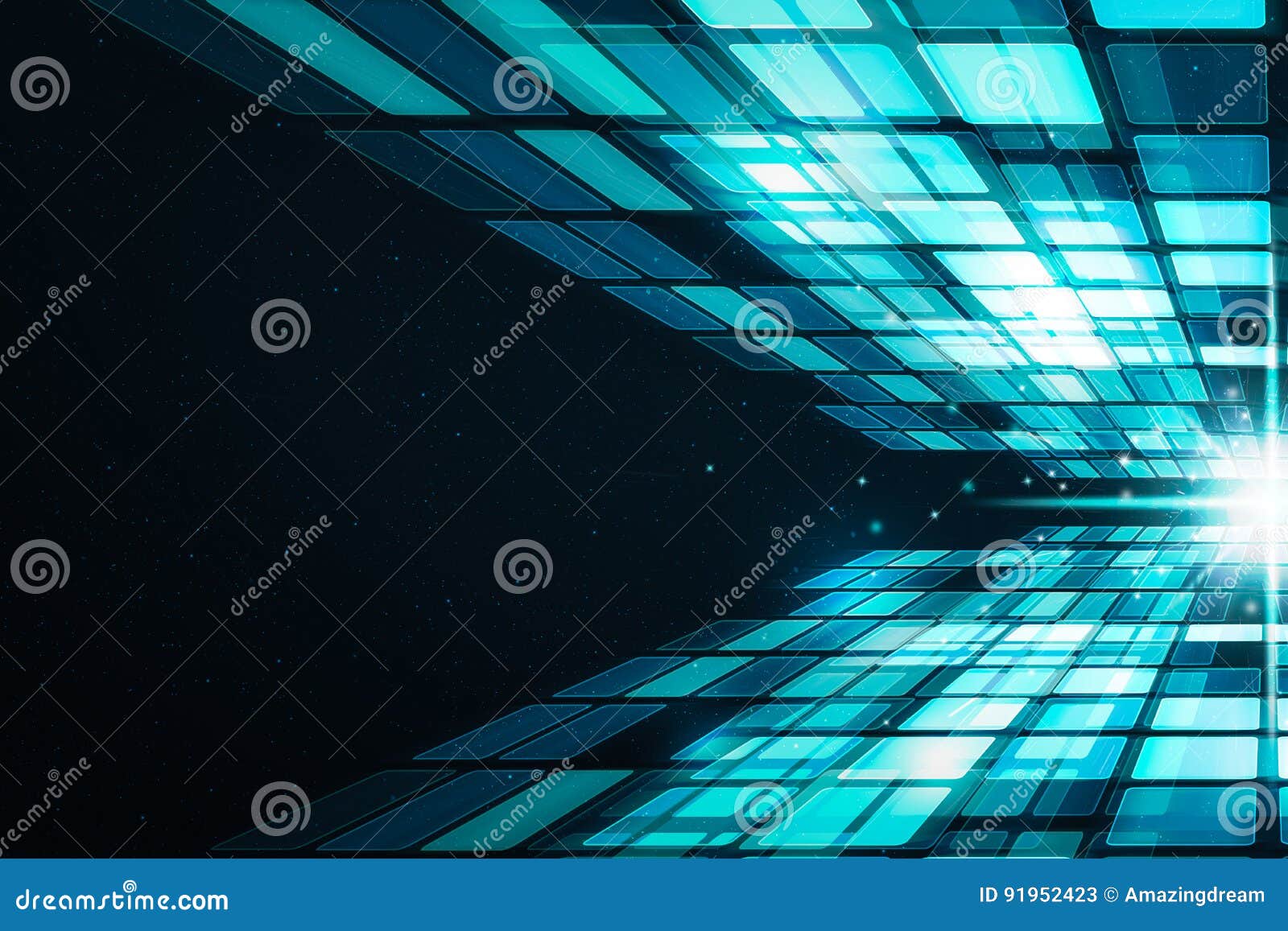 Abstract Technology Background. Computer Generated Abstract Background ...
