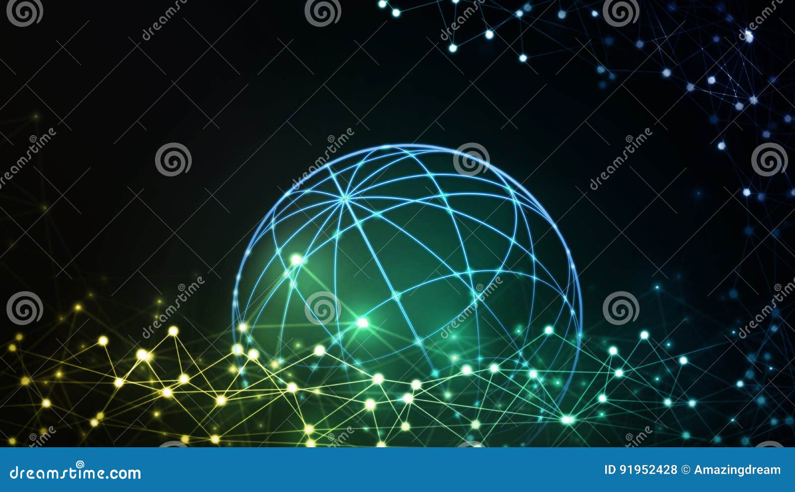 Abstract Technology Background. Computer Generated Abstract Background ...