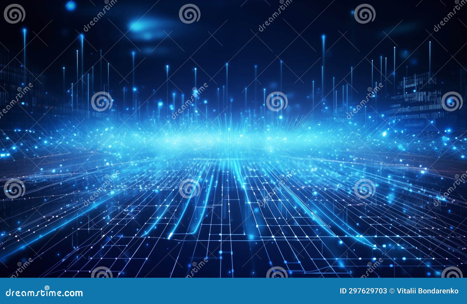 Abstract Technology Background,concept of Big Data and Digital ...