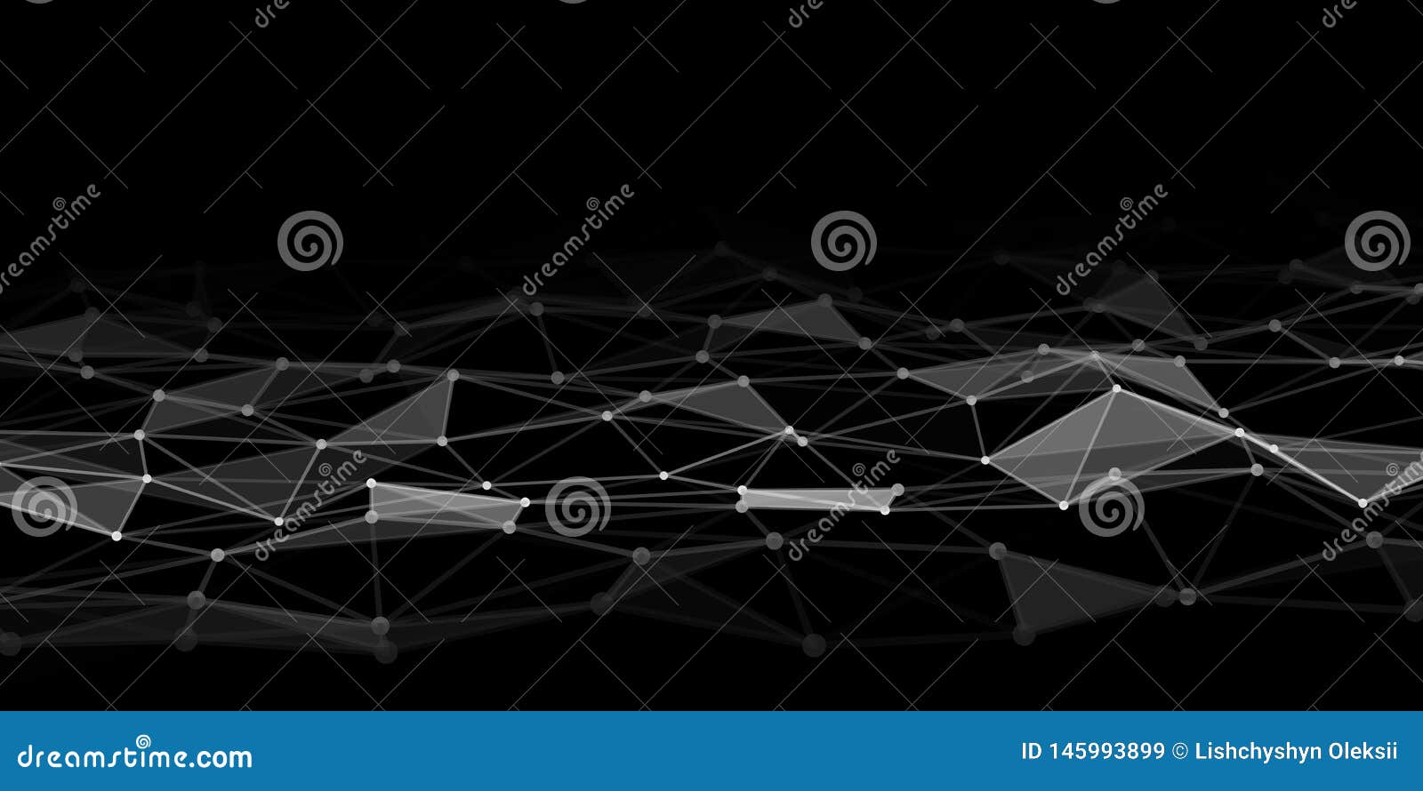 Abstract Technology Background with Connecting Dots and Lines. Network ...