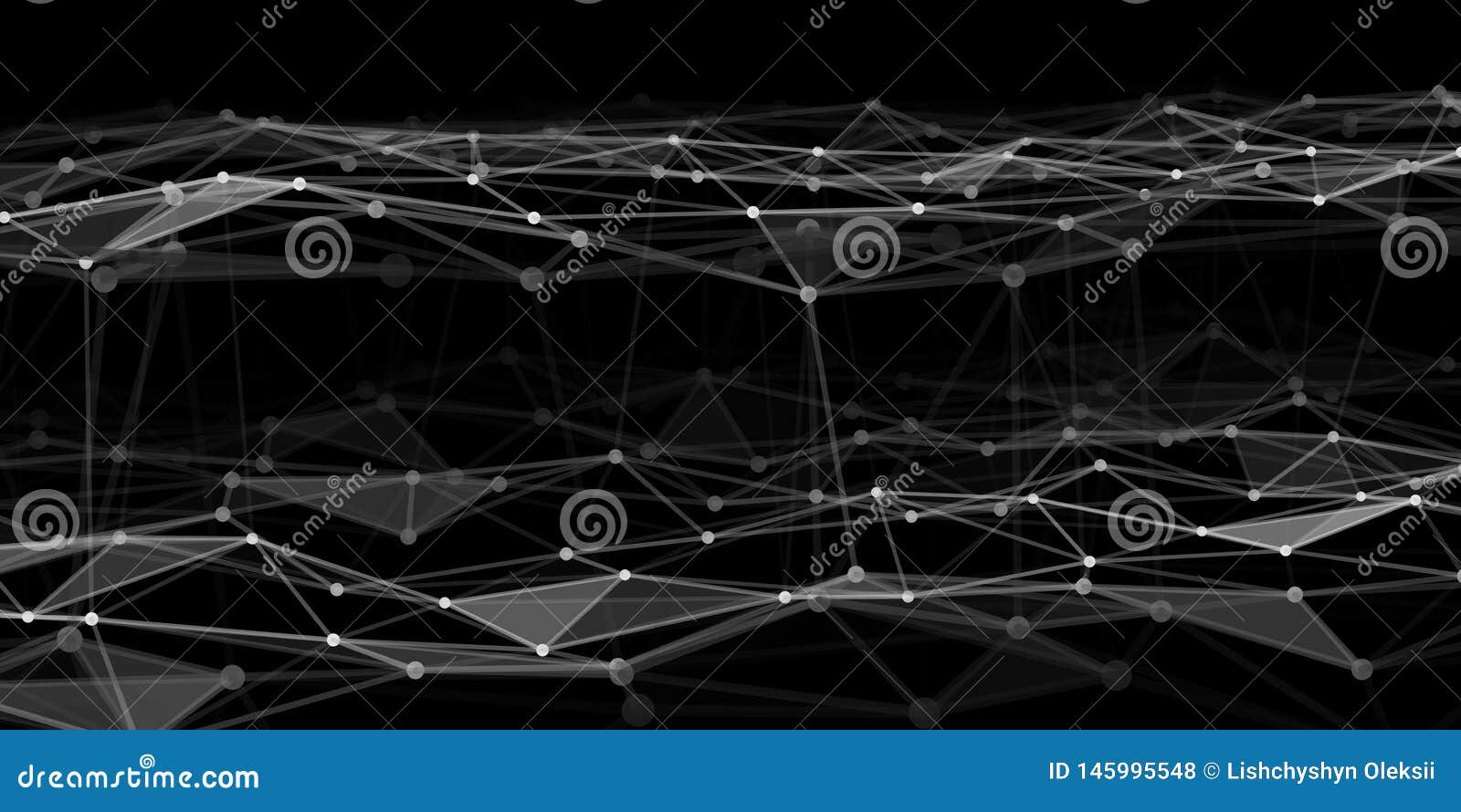 Abstract Technology Background with Connecting Dots and Lines. Network ...