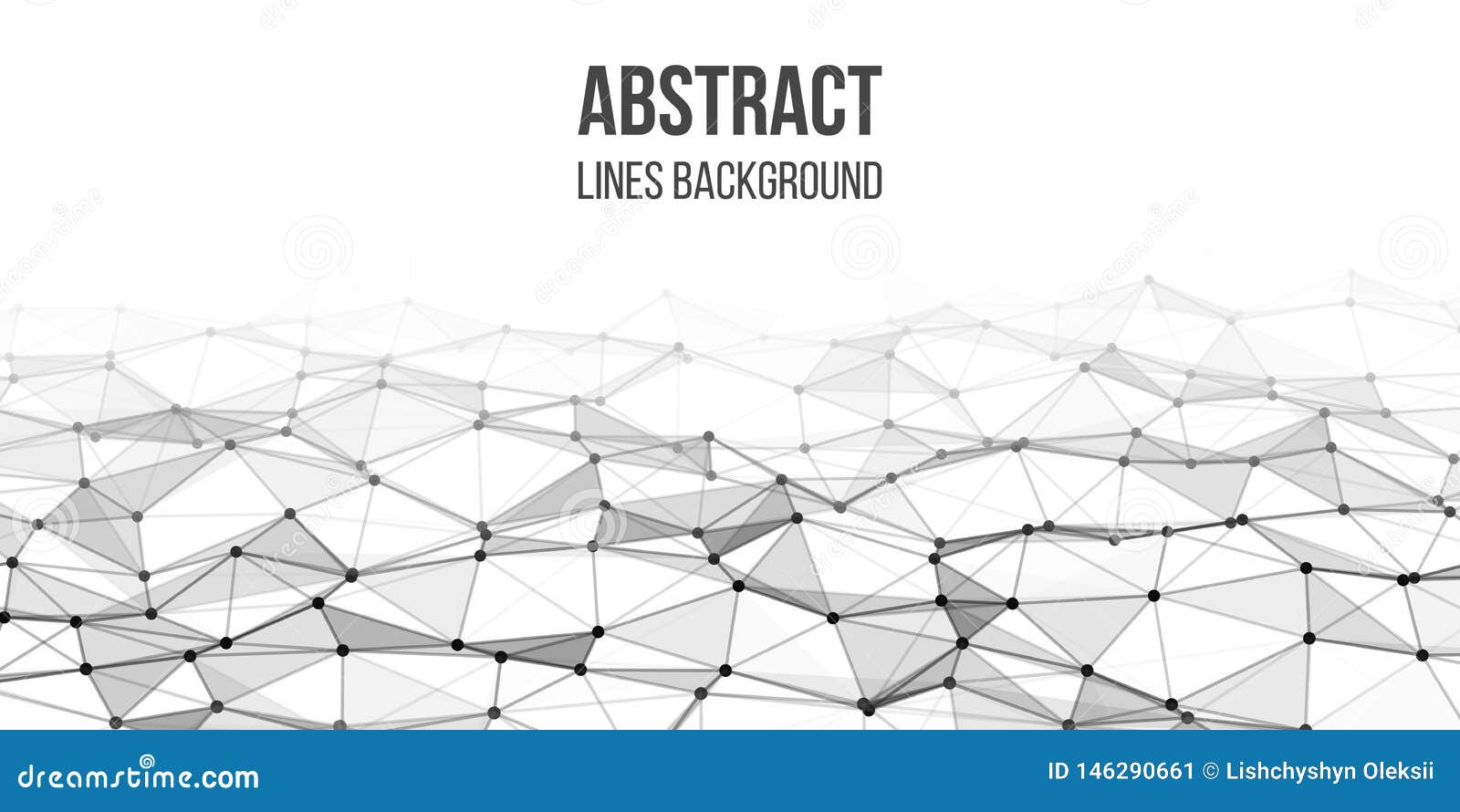 Abstract Technology Background with Connecting Dots and Lines. Network ...