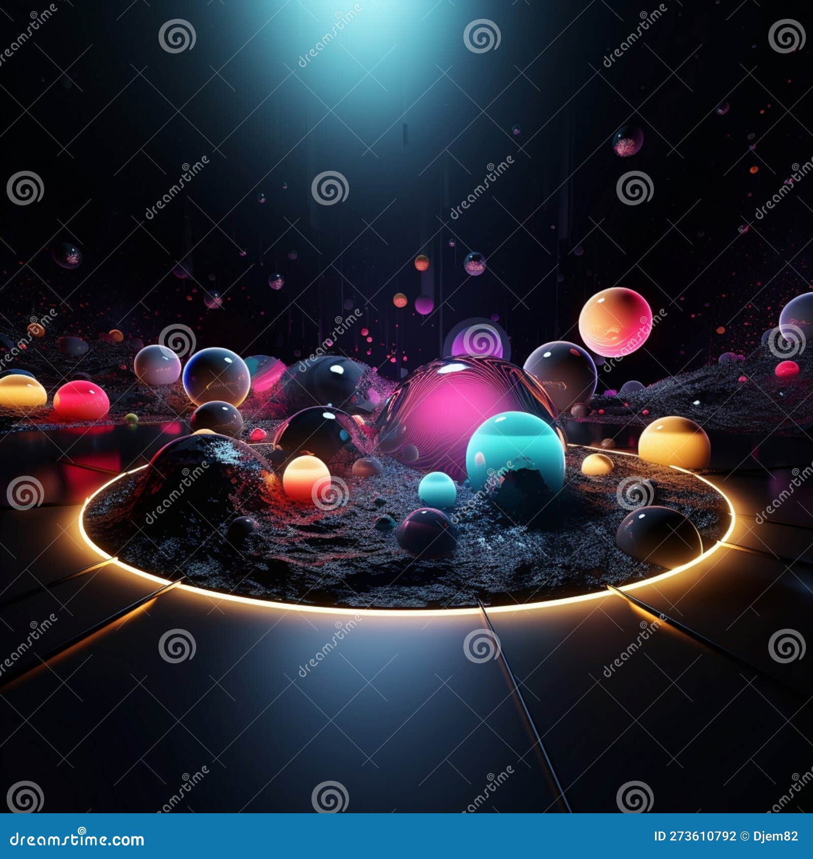 Abstract Technology Background Created with Ai Technology Stock ...