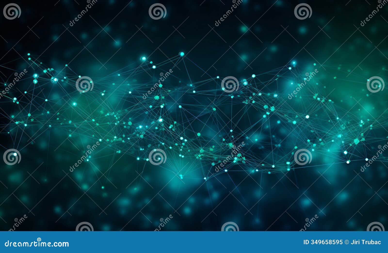 Abstract Technology Background. Cyber Technology Ai Tech Wire Network ...