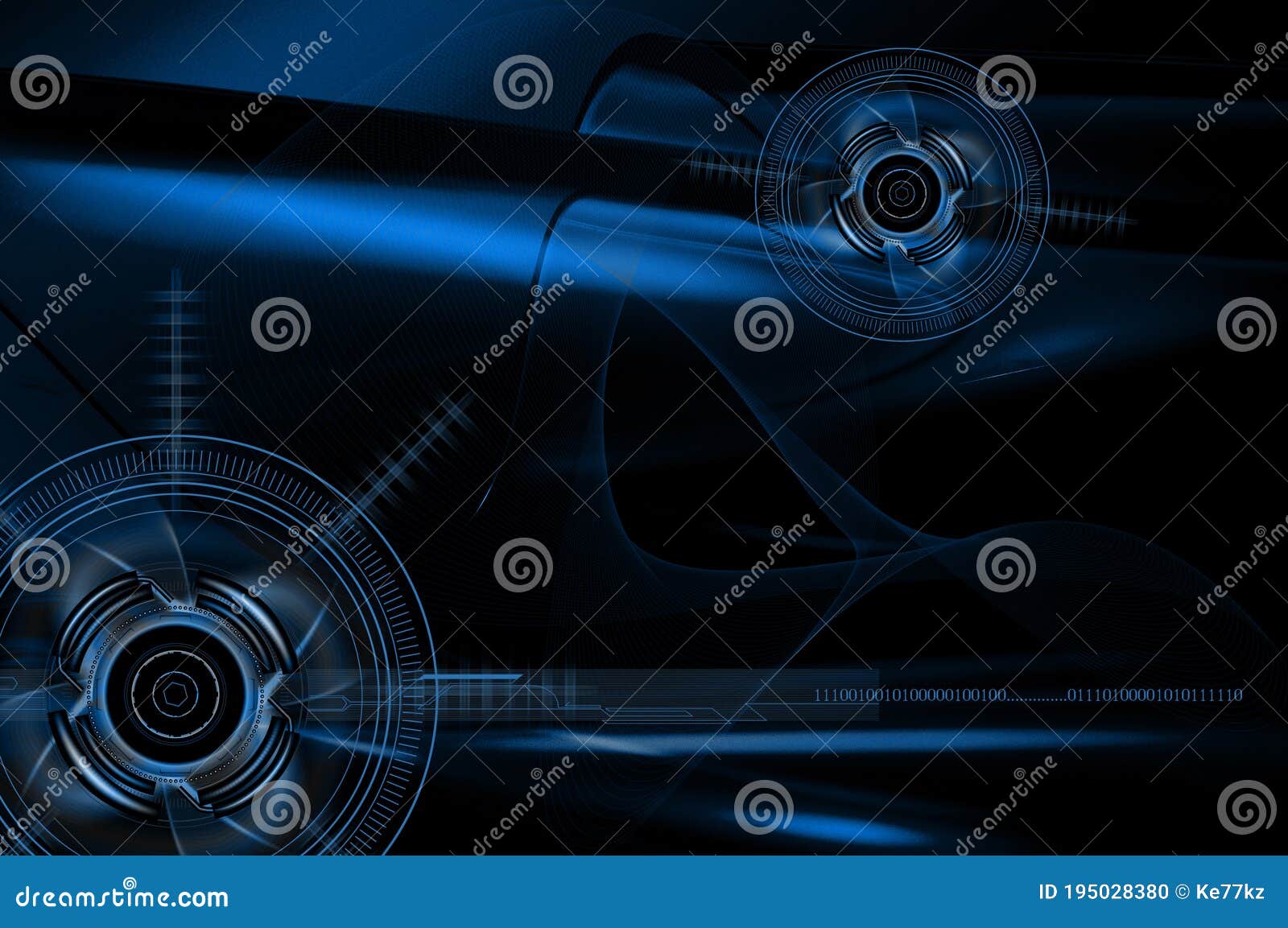 Abstract Technology Background Stock Illustration - Illustration of ...