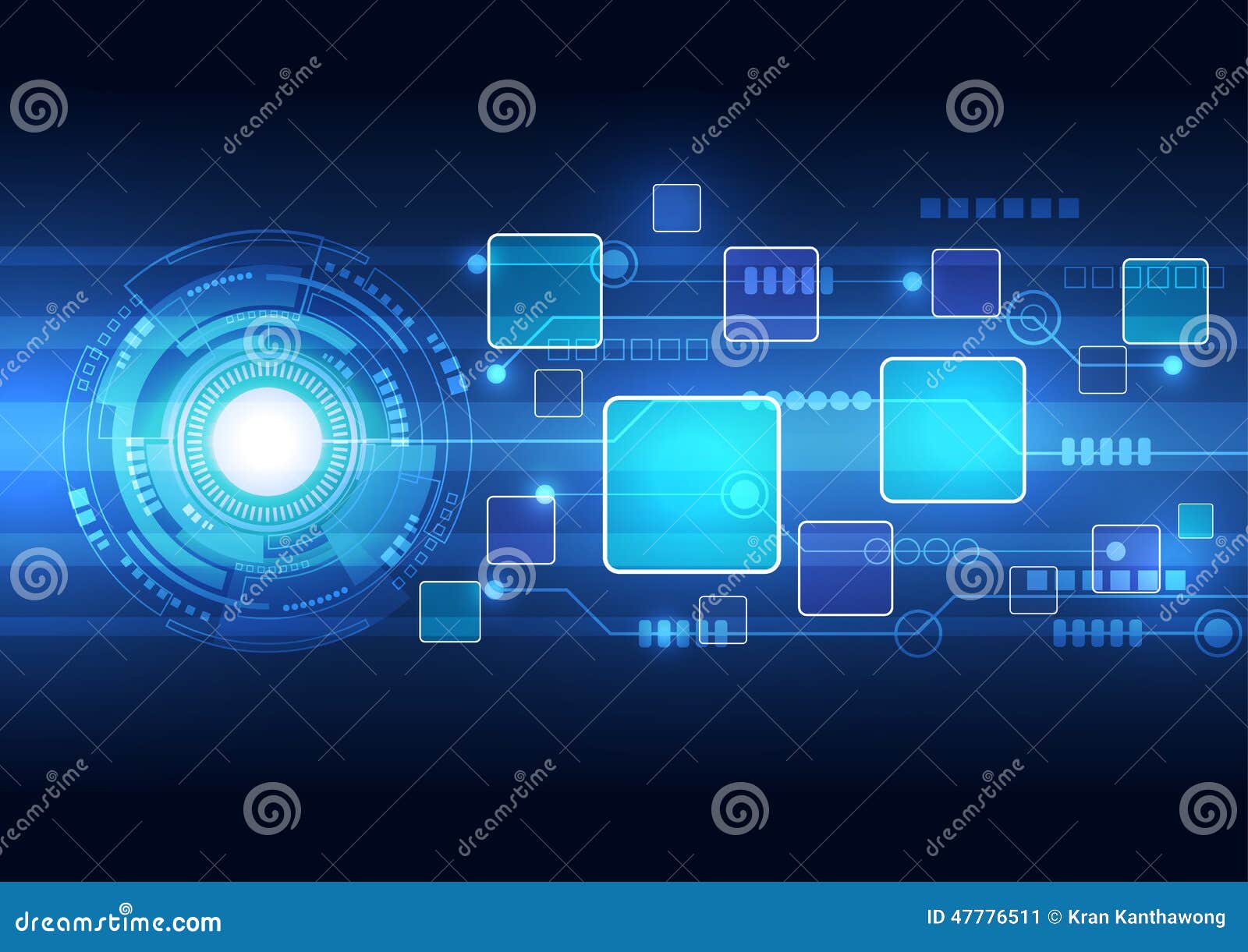 Abstract Technology Background Design Vector Stock Vector ...