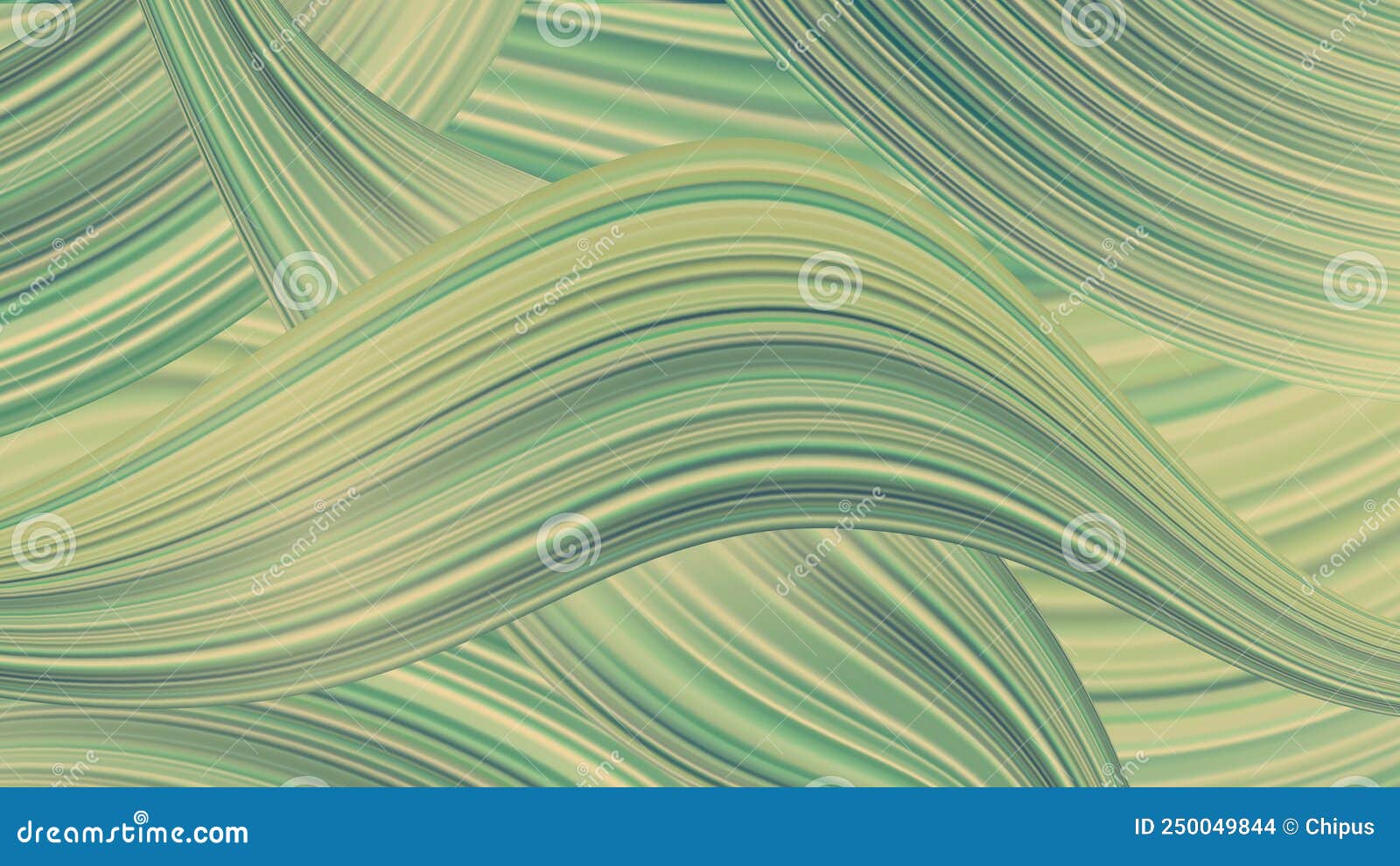 Abstract Banner with Colorful Shapes. Fluid and Wavy Threads. Stock ...