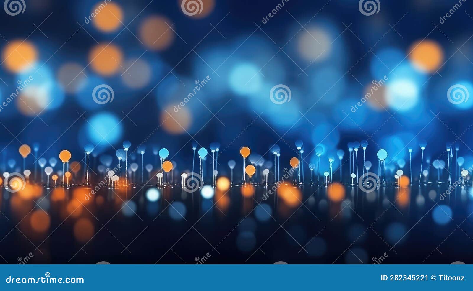 Abstract Technology Background with Fiber Optic Network Connections ...