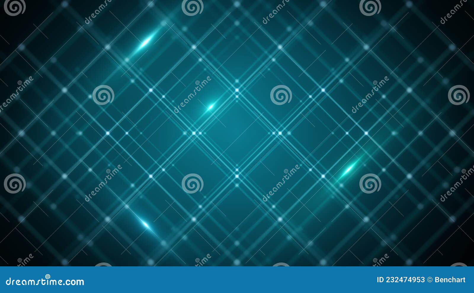 Abstract Technology Background with Grid Data Zooming in Loop Stock Video - Video of connection ...