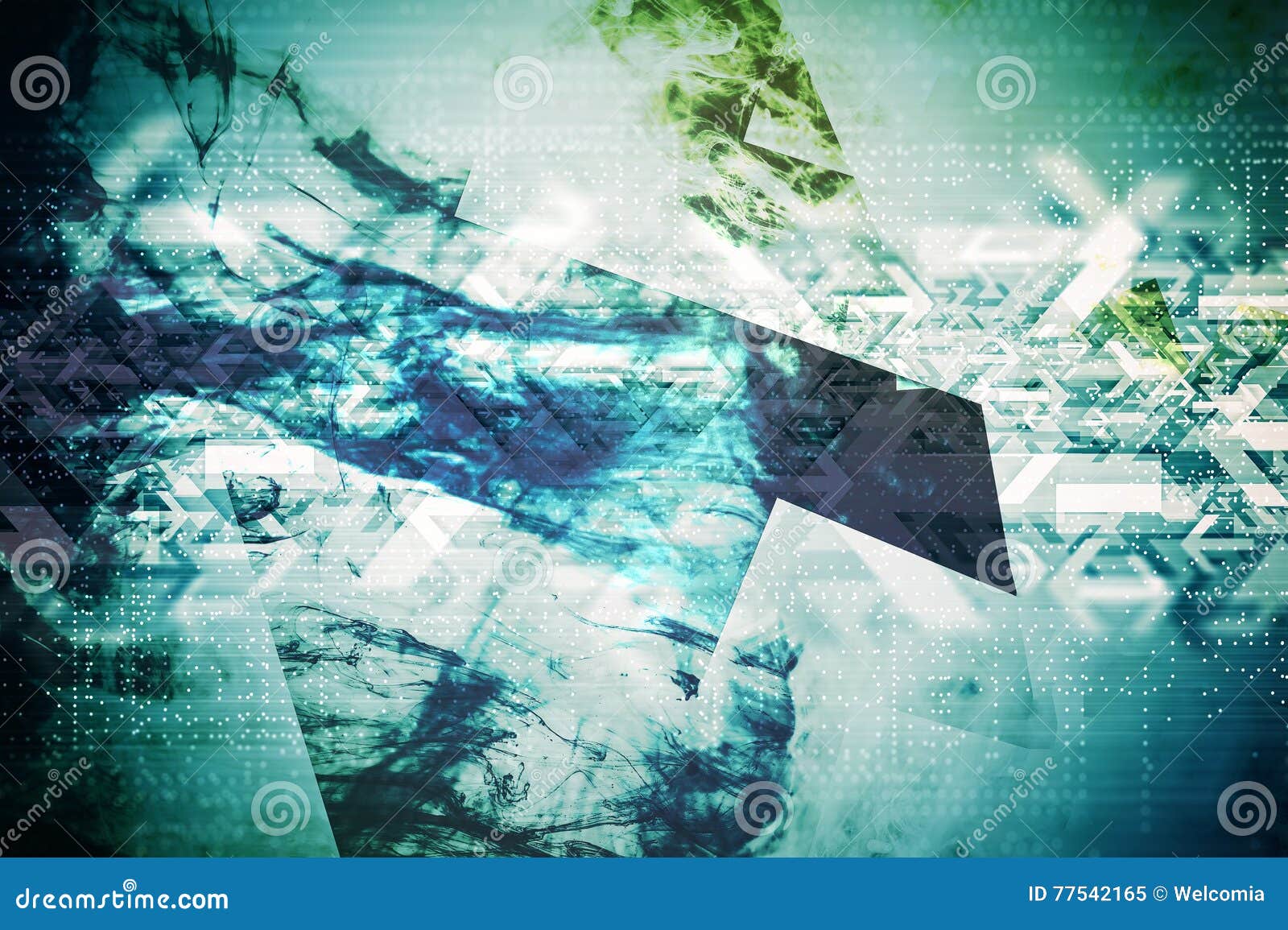 Abstract Technology Background Stock Illustration - Illustration of ...