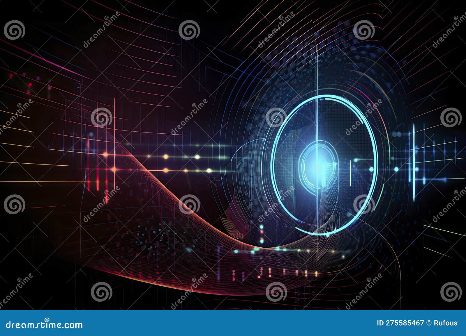 Abstract Technology Background Hi-tech Communication Concept Innovation ...