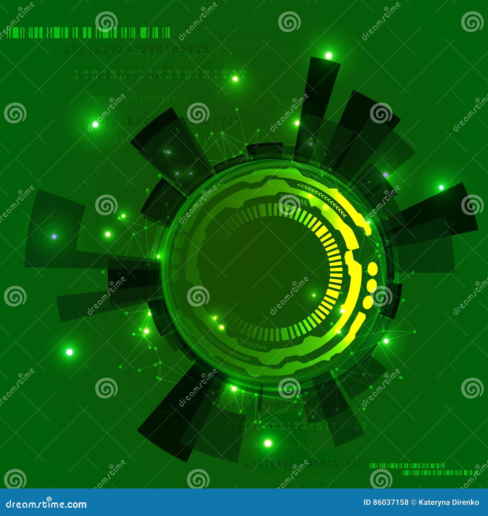Abstract Technology Background. Hi-tech Digital Technology Concept ...