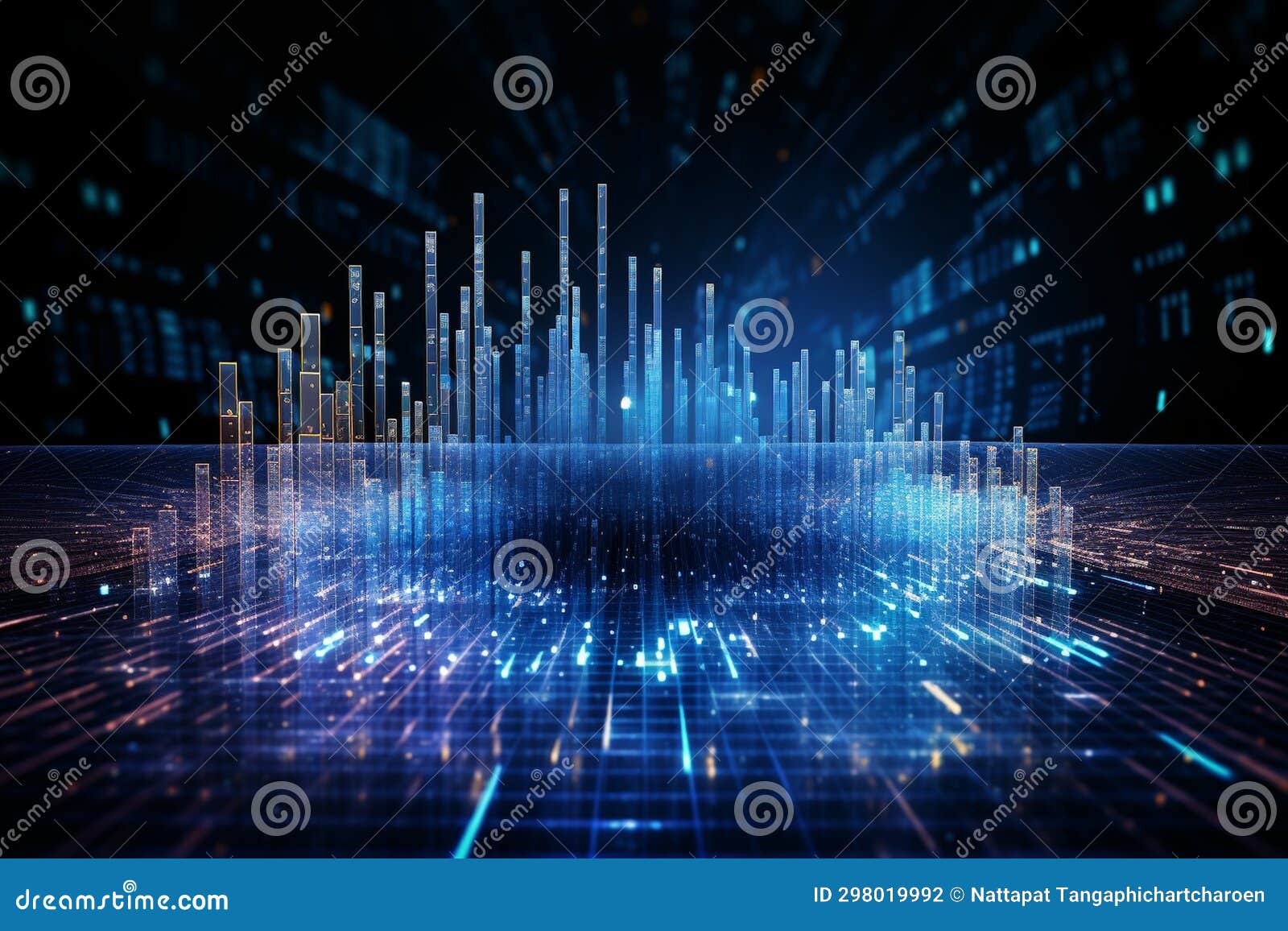 Abstract Technology Background of Information Big Data Concept ...