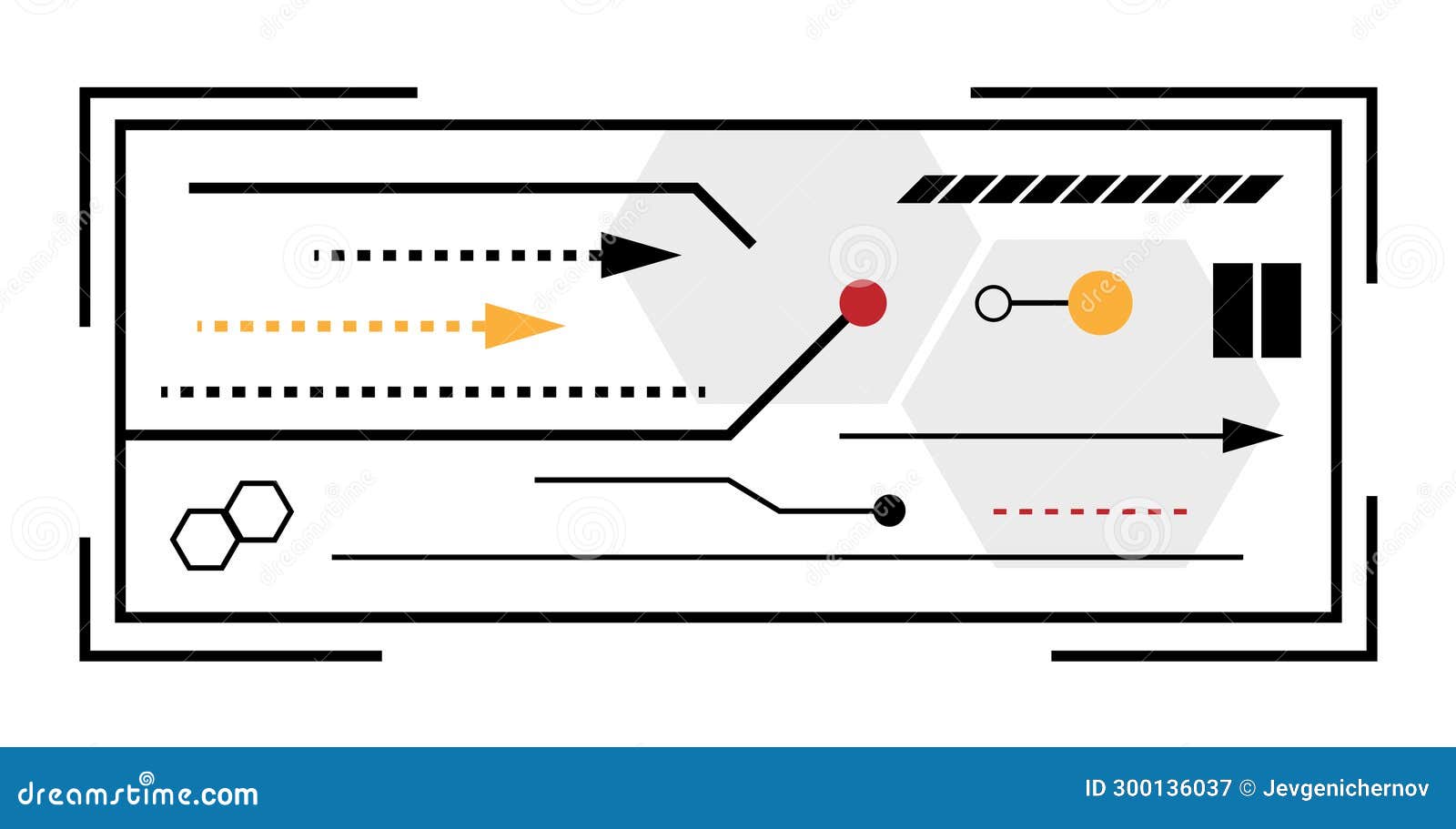 Abstract Technology Background Line Art Stock Vector - Illustration of ...