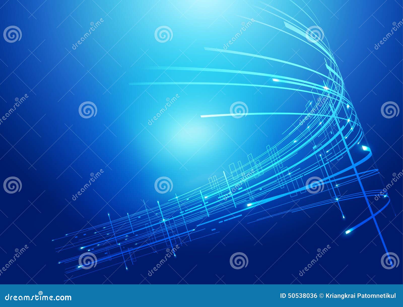Abstract Technology Background Stock Illustration - Illustration of ...