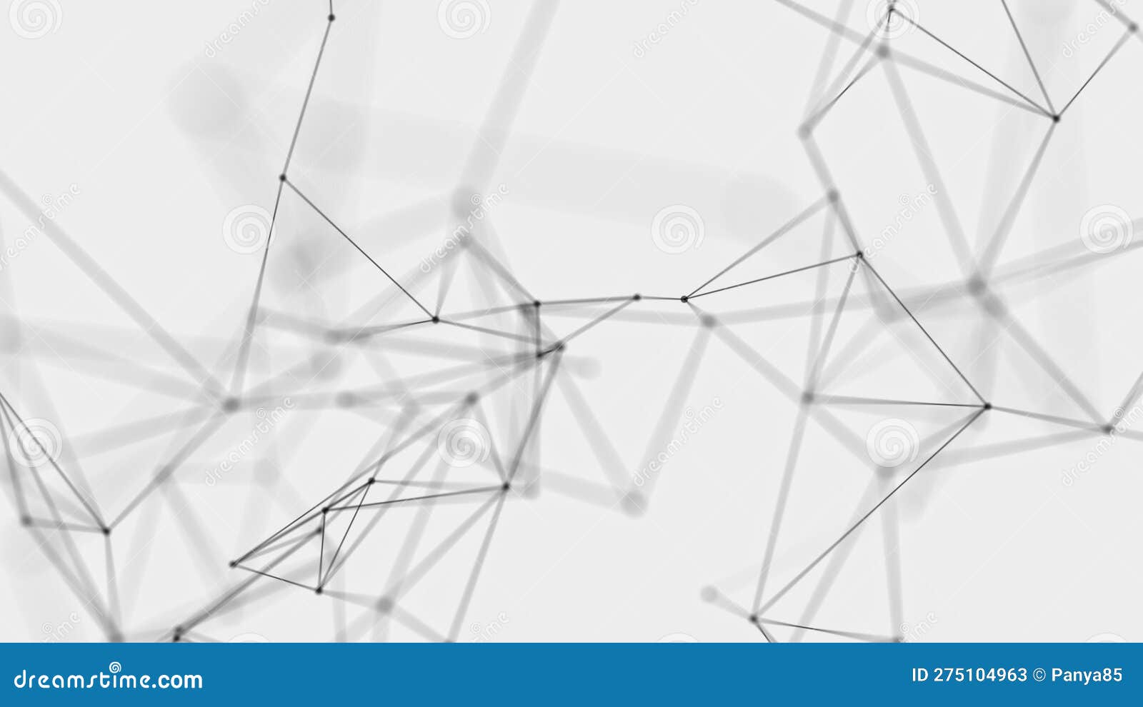 Abstract Technology Background from Lines and Dots. Plexus Space ...