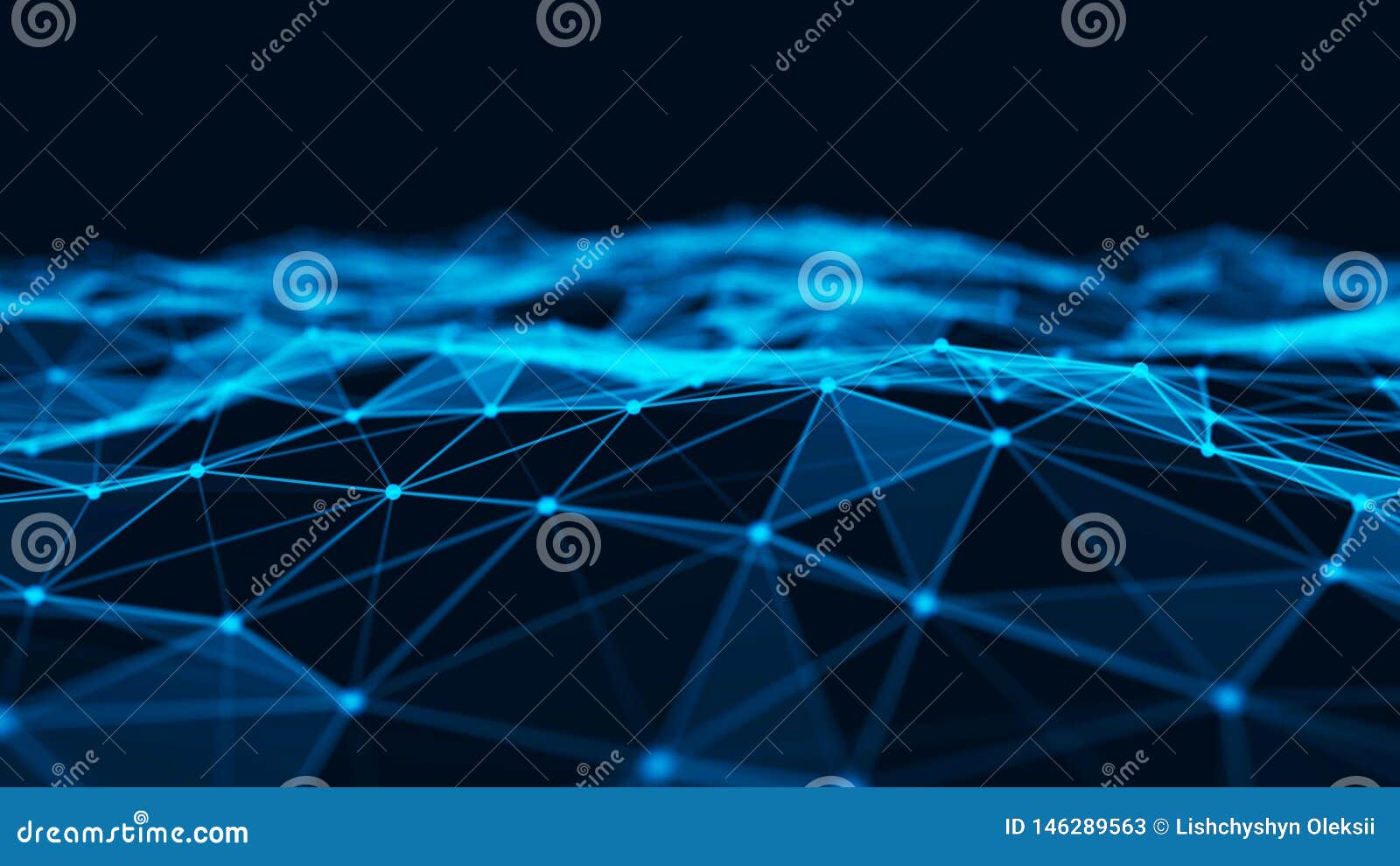 Abstract Technology Background. Network Connection Structure. Big Data Digital Background. 3d ...