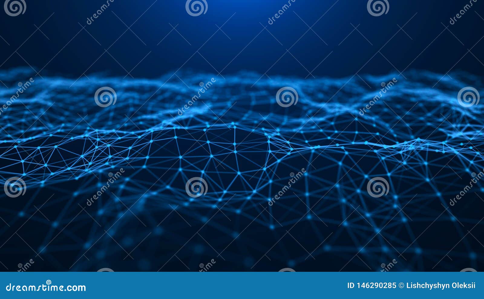 Abstract Technology Background. Network Connection Structure. Big Data Digital Background. 3d ...