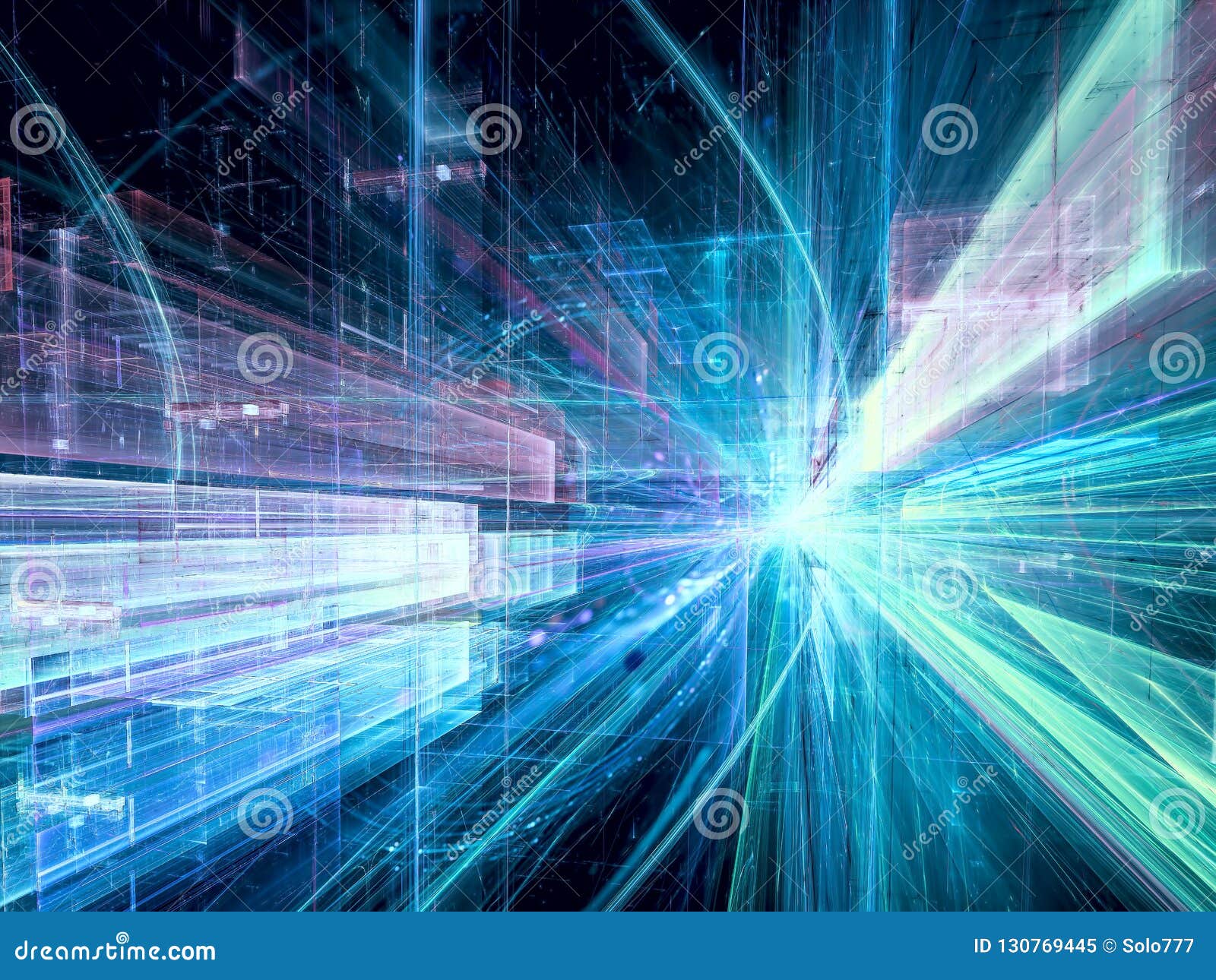 Abstract Technology Background with Perspective - Digitally Gene Stock ...