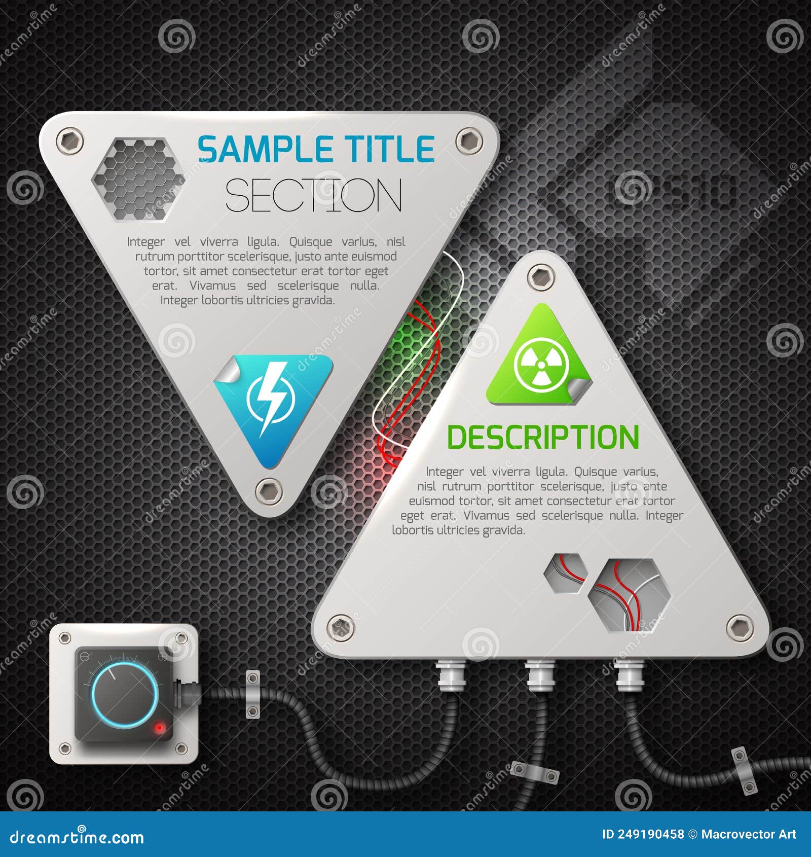 Abstract Technology Background Poster Vector Illustration ...