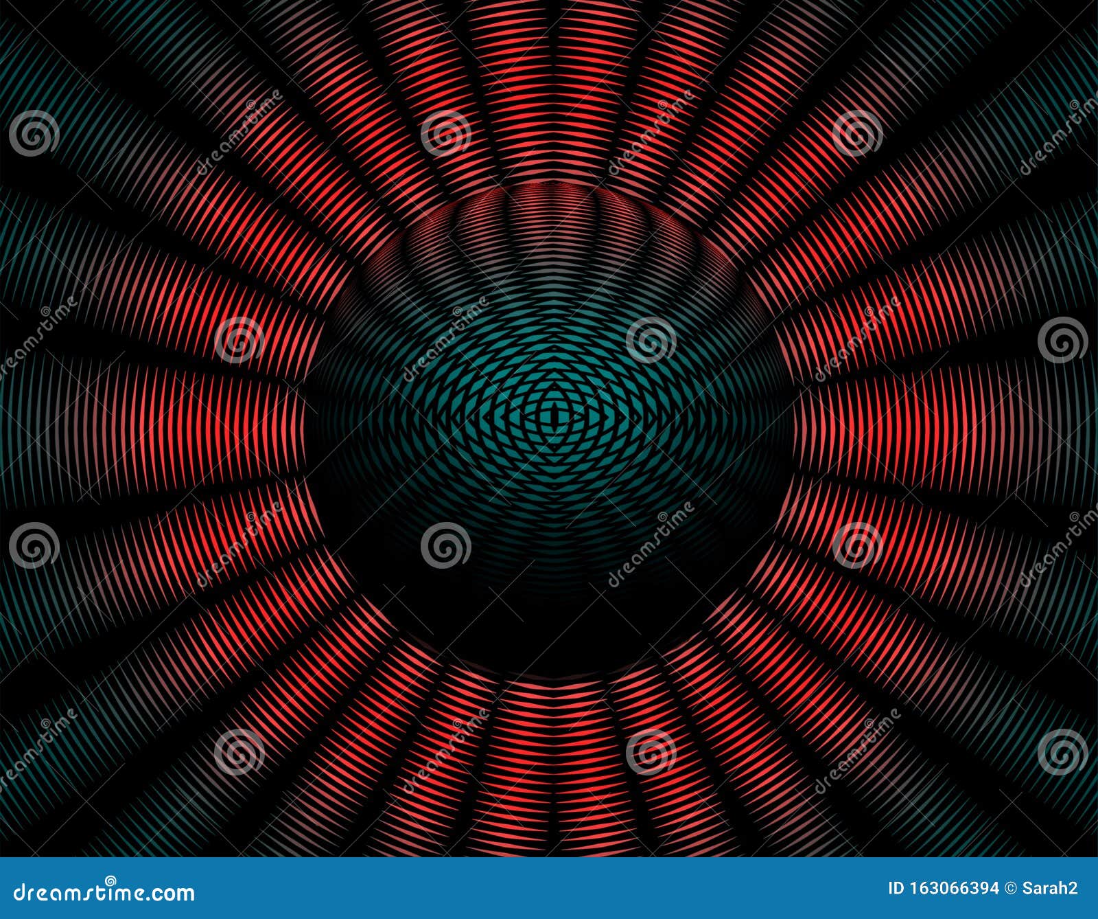 Abstract Technology Background. Rays are Interference Pattern with ...