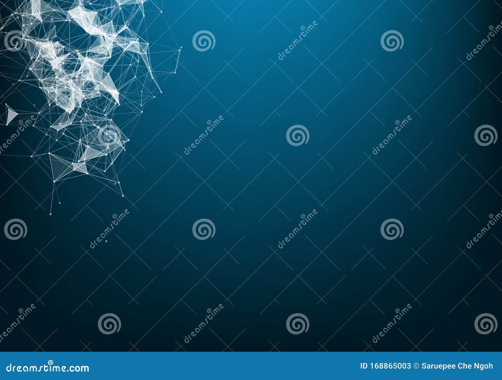 Abstract Technology Background Science Background Big Data Background Vector Plexus Effect