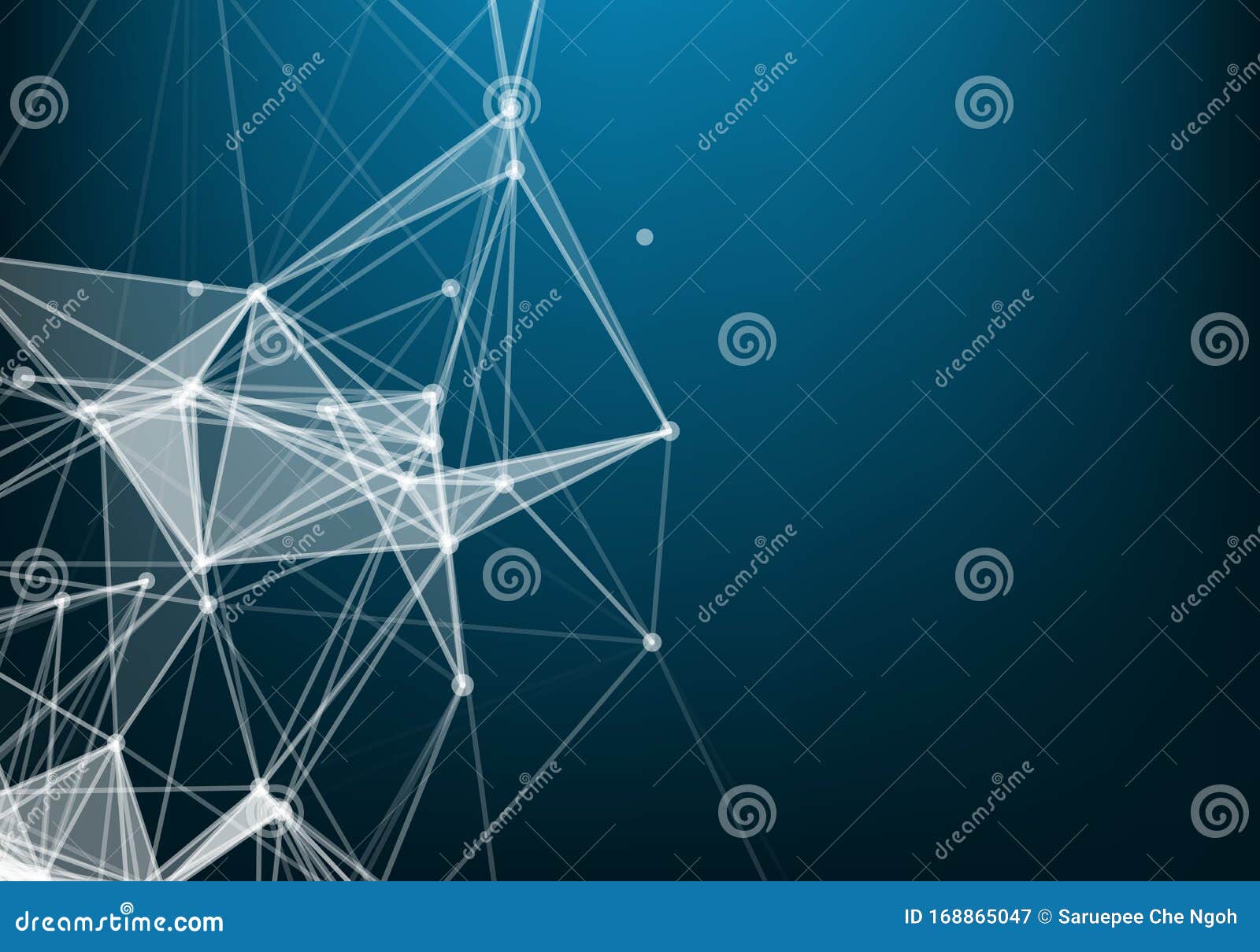 Abstract Technology Background Science Background Big Data Background Vector Plexus Effect