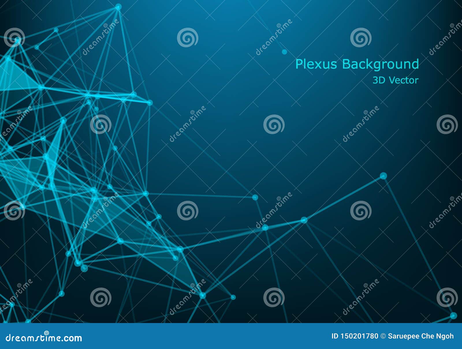 Abstract Technology Background Science Background Big Data Background Vector Plexus Effect