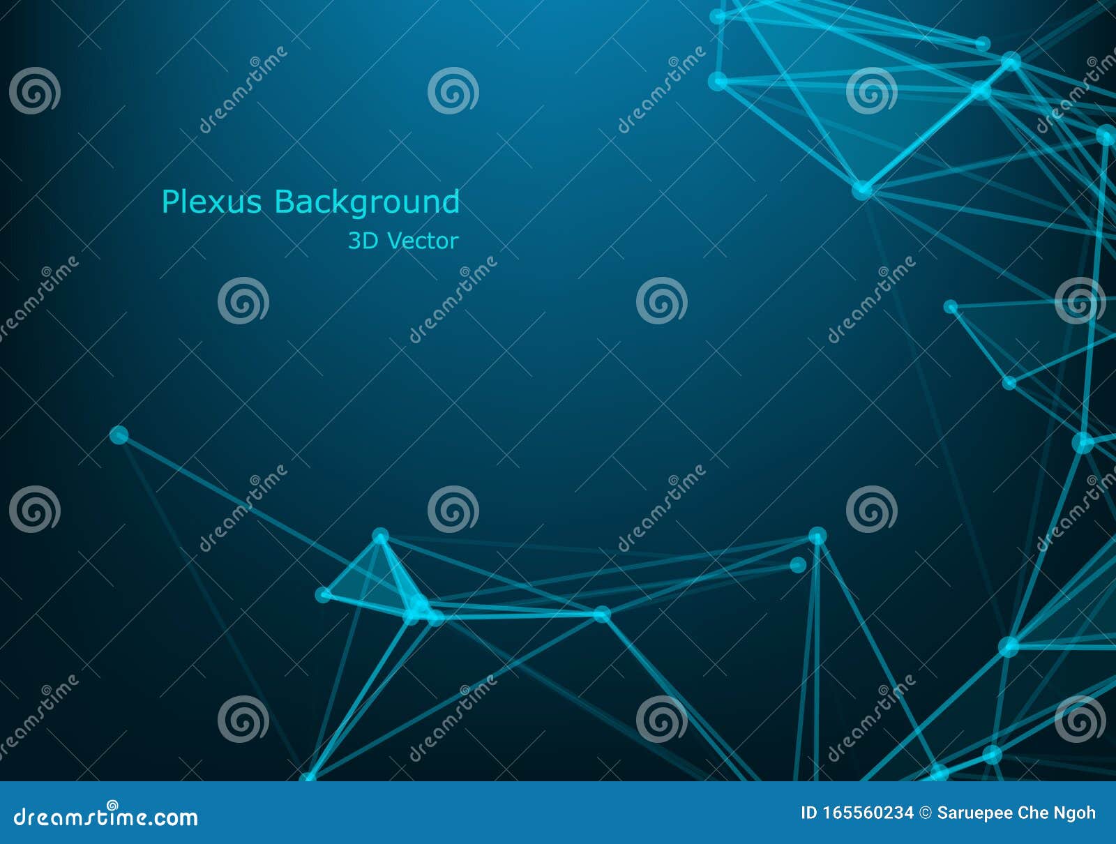 Abstract Technology Background. Science Background. Big Data. Background Vector. Plexus Effect ...