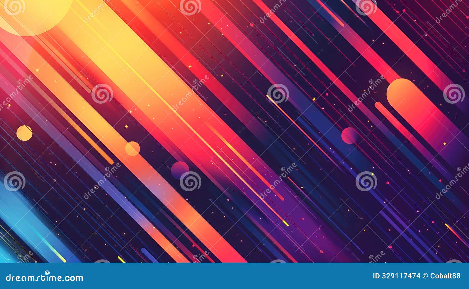 Abstract Technology Background Simple Forms Gaming Style Illustration ...