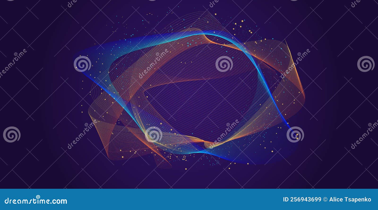 Abstract Technology Background. Space Galaxy Concept. Points, Dusts of ...