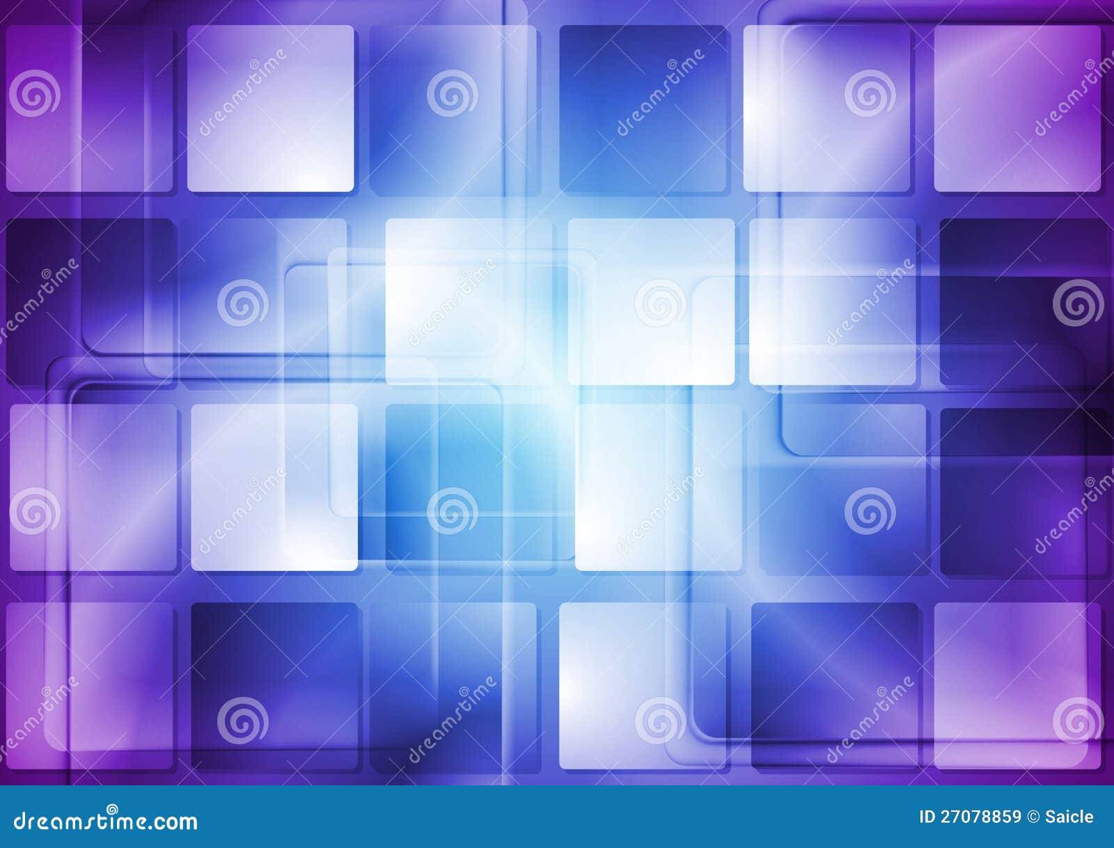 Abstract Technology Background with Squares Stock Vector - Illustration ...