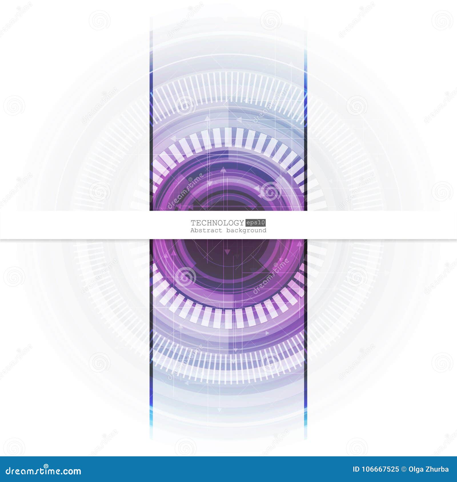 Abstract Technology Background with Various Technological Elements ...