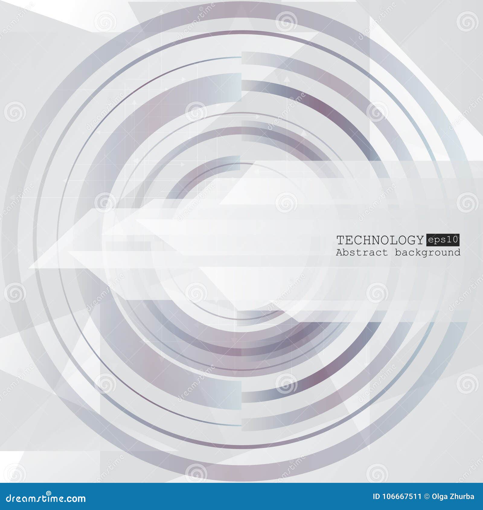 Abstract Technology Background with Various Technological Elements ...